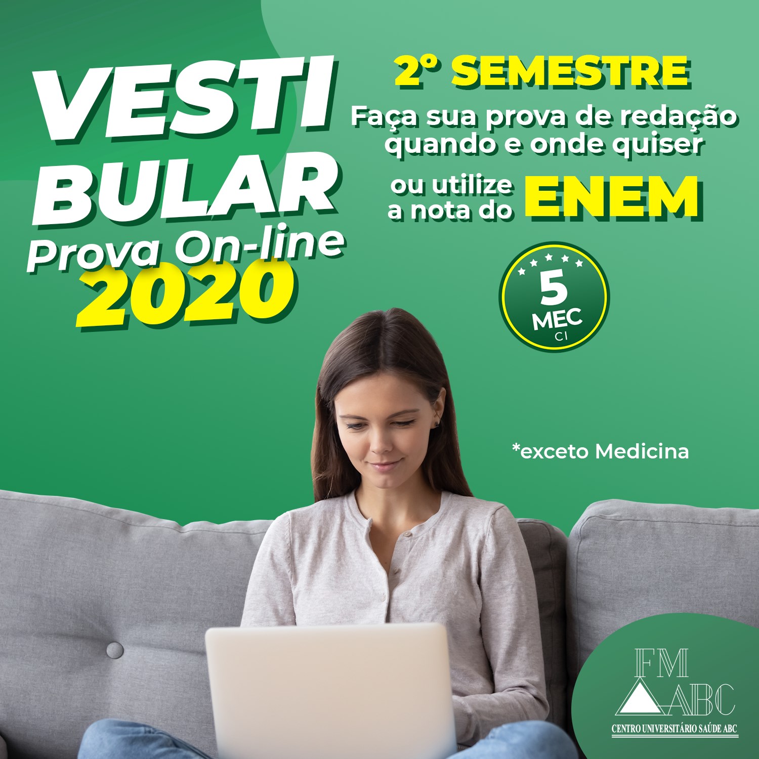 FMABC abre inscrições para vestibular 2020 do 2º semestre