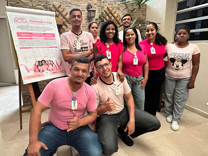 Outubro Rosa no PAI-BS promove ações de autocuidado e conscientização