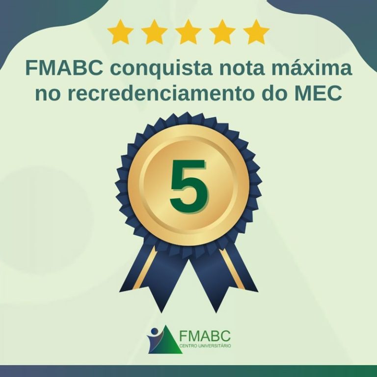Centro Universitário FMABC conquista nota máxima em recredenciamento do MEC